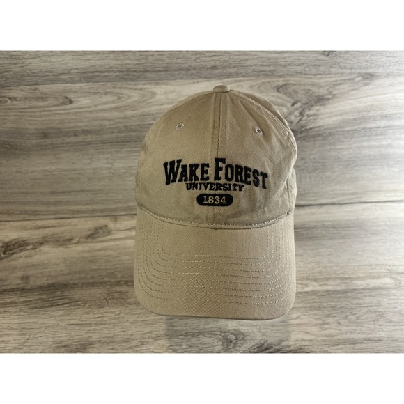 Legacy | Accessories | Wake Forest University Hat Cap Adult Osfm Tan ...